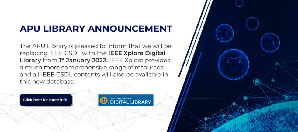Introducing IEEE Xplore - APU Library Website