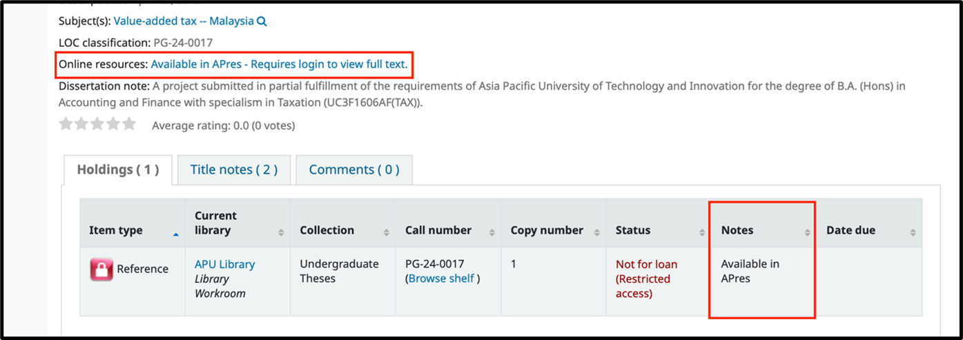 Basic Search - APU Library Website