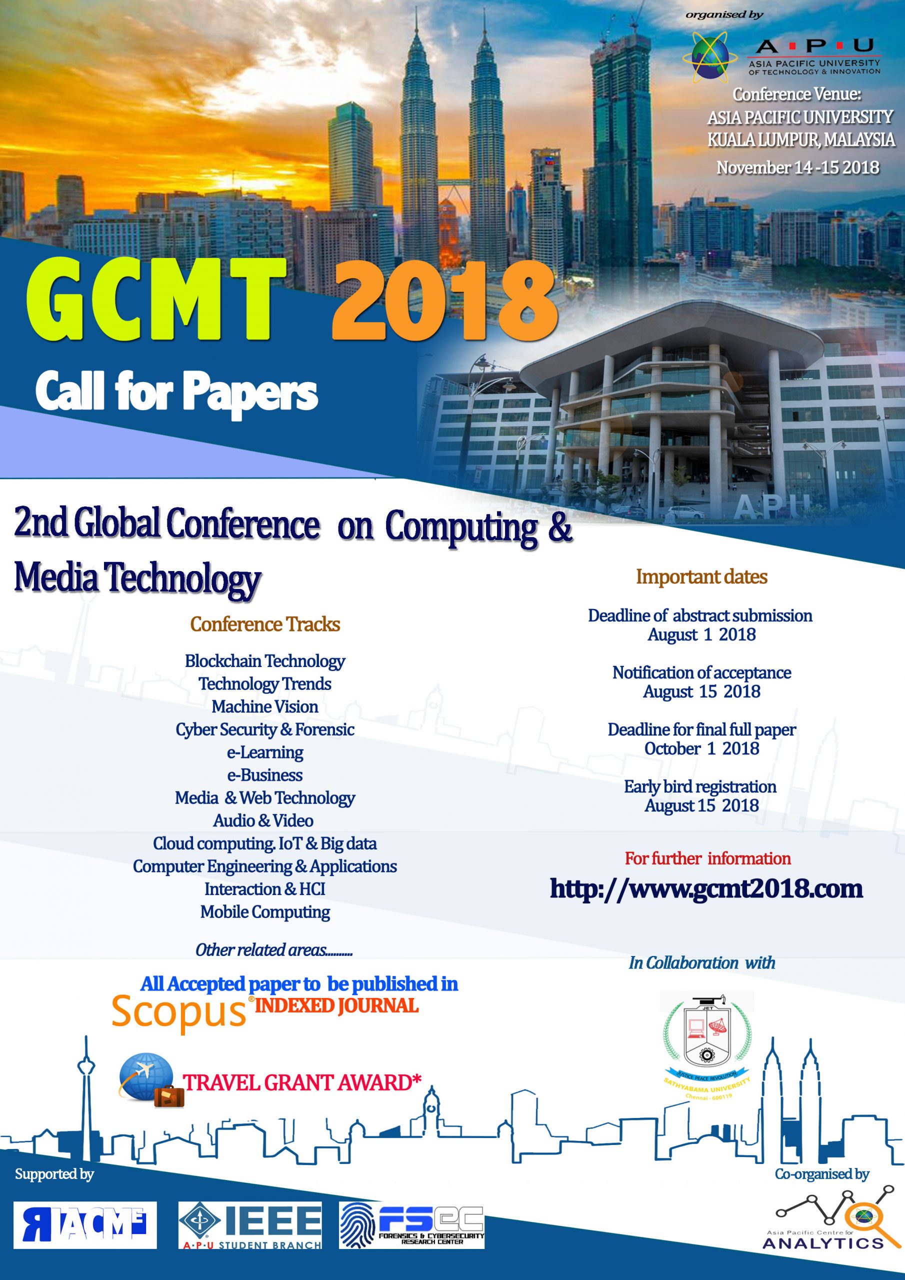 2nd GCMT 2018 | Global Conference on Computing & Media Technology