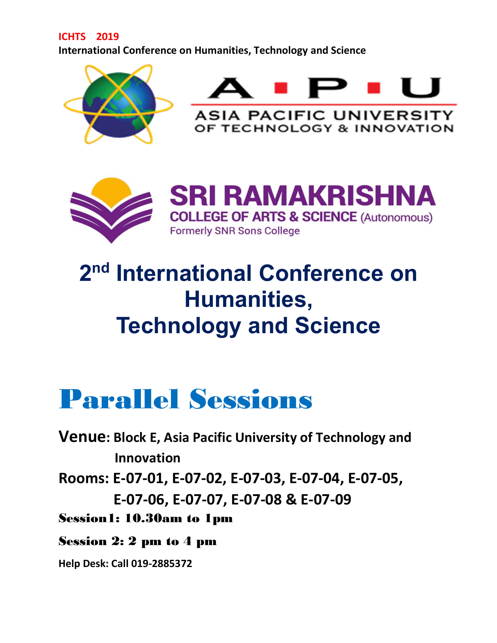 Parallel Session – 2nd International Conference on Humanities ...