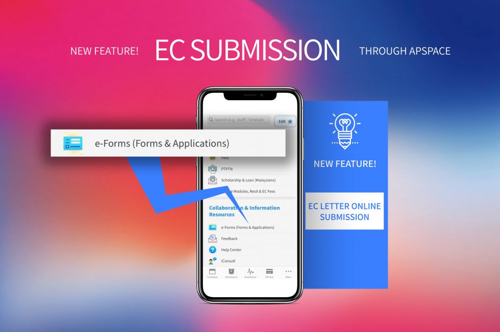 EC SUBMISSION NOW AVAILABLE THROUGH APSPACE! | Re:invent at Workplace!